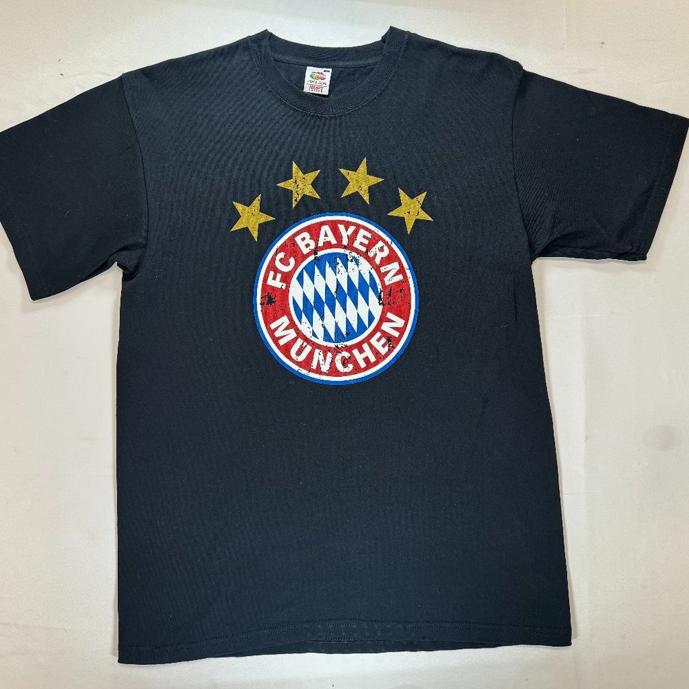 Vintage Fc Bayern Munich Soccer Football Black Shirt … - Gem